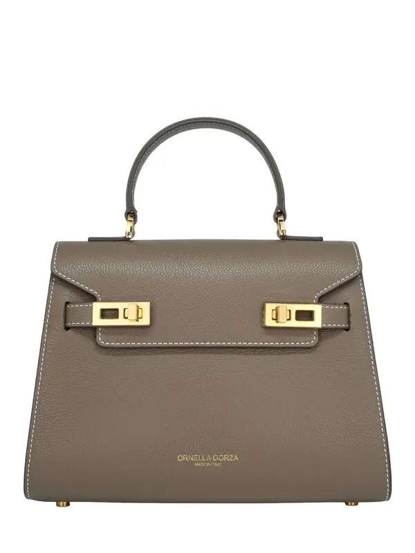 ORNELLA GORZA Capri Handbag - Grey