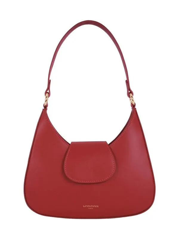 LE PARMENTIER Obolo Leather Shoulder Bag - Red