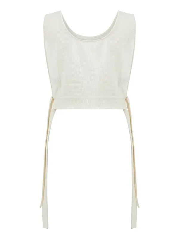 LILAMIE Neutrals Istanbul Square Neck Summer Bustier Top - Beige