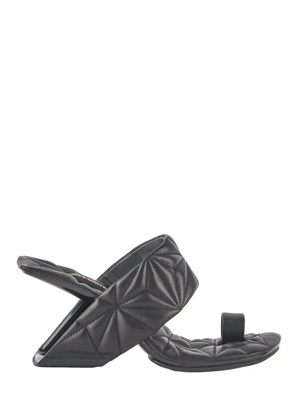 United Nude Loop Toe High Heel Sandals - Black