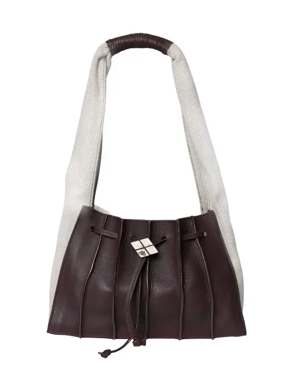 MAESE PLACE Tablao Tapiz Mini Bucket Bag - Brown