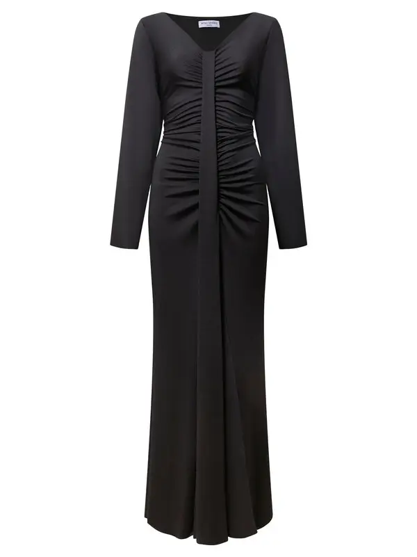 JAMES LAKELAND Sculpted Maxi Dress - Black