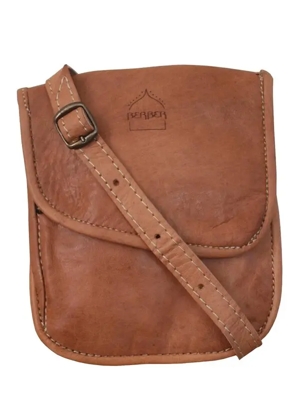 BERBER LEATHER Kenitra Travel Pouch - Brown