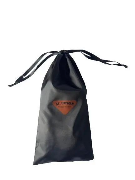 ST. CAYMAN Satin Storage Bag - Black