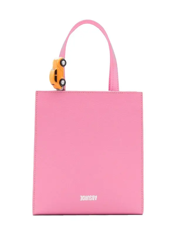 ABSURDE Stop Mini Tote Bag - Pink