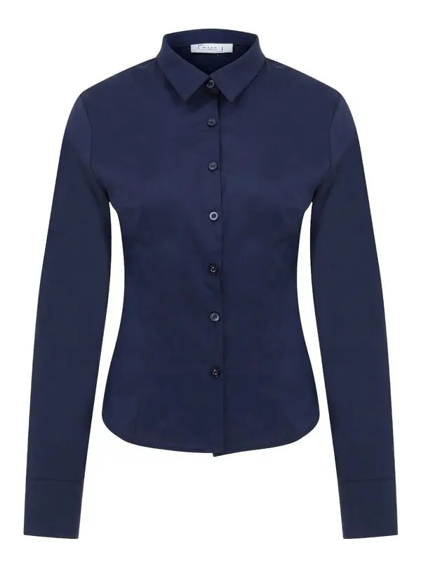 MAAN ISTANBUL Classic Slim Fit Shirt - Blue