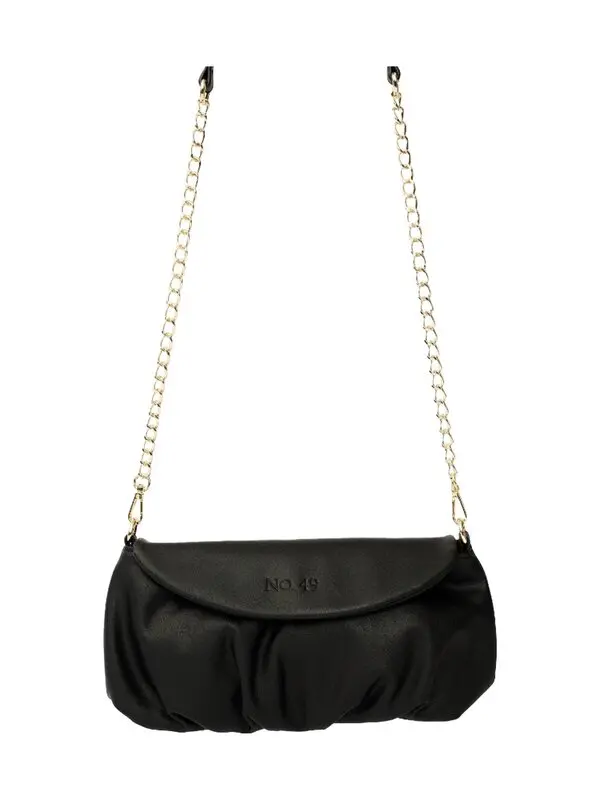 NO.49 HANDBAGS Emily Recycled Polyester Crossbody Bag - Black