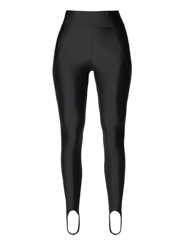 AGGI BY HALEWSKI Gia Stirrup Leggings - Black