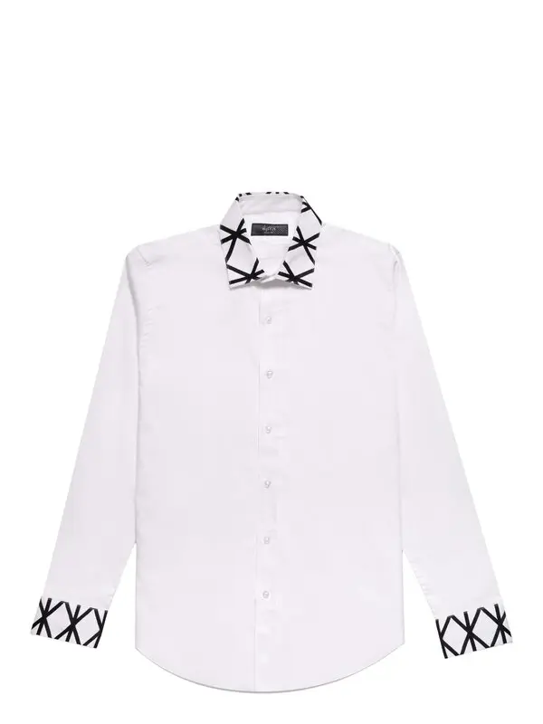 EIGHT X Bardem Artisan Edition Button Down Shirt - White