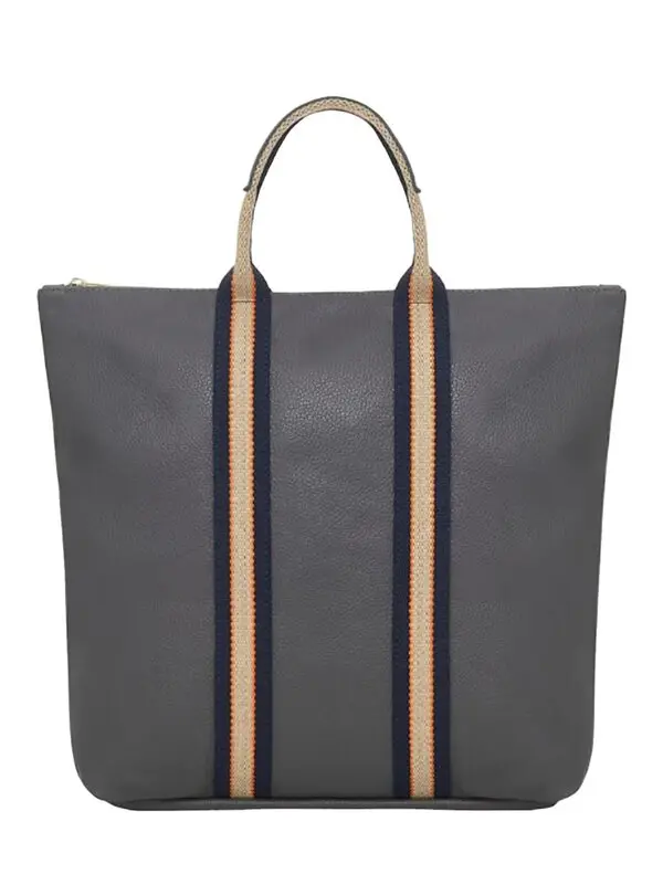 BETSY & FLOSS Manarola Leather Backpack - Grey