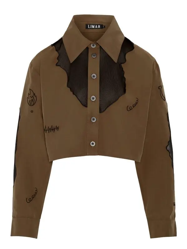 LIMAR Thornfire Cropped Shirt - Green