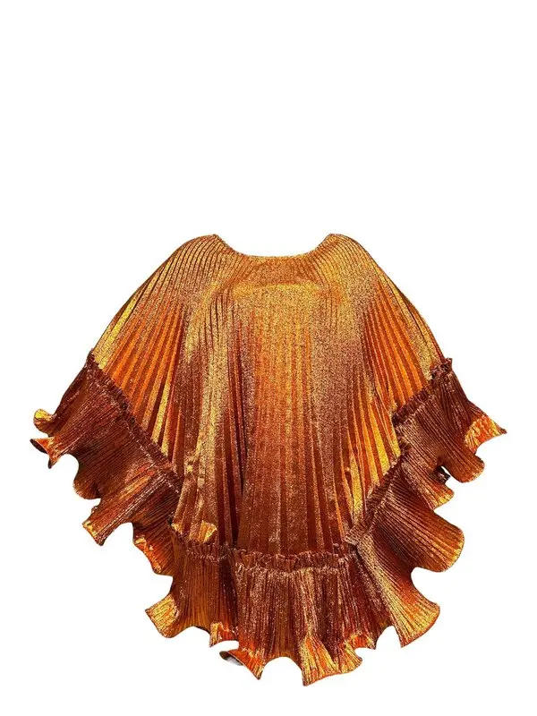 JULIA CLANCEY Bianca Madam Pleated Kaftan - Brown