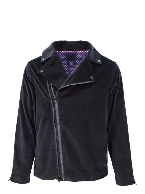 LORDS OF HARLECH Rocky Biker Jacket - Black