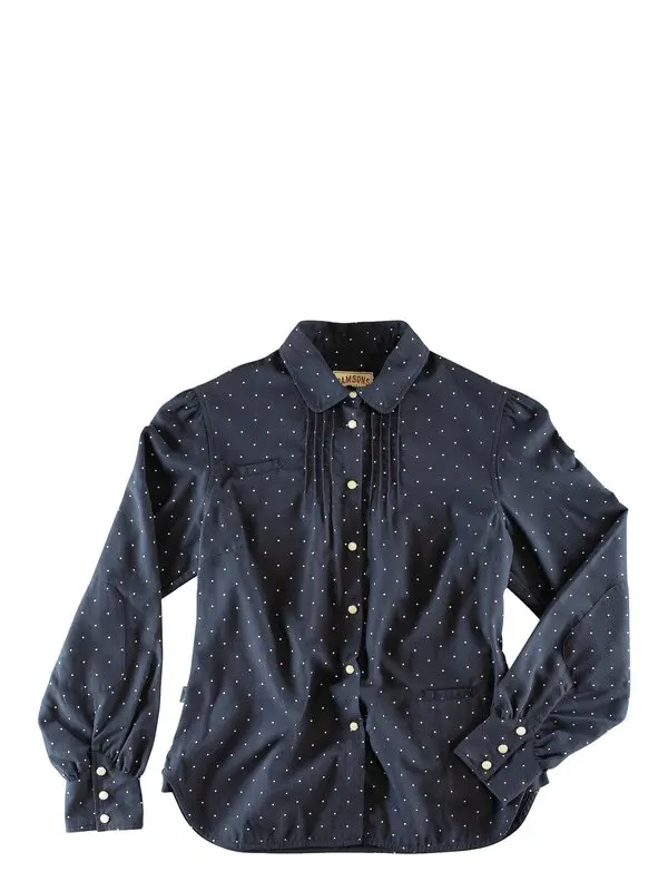 &SONS TRADING CO Damsons Western Shirt - Blue