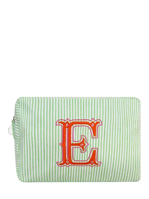LILLY LOVES Monogrammed Pouch - Green