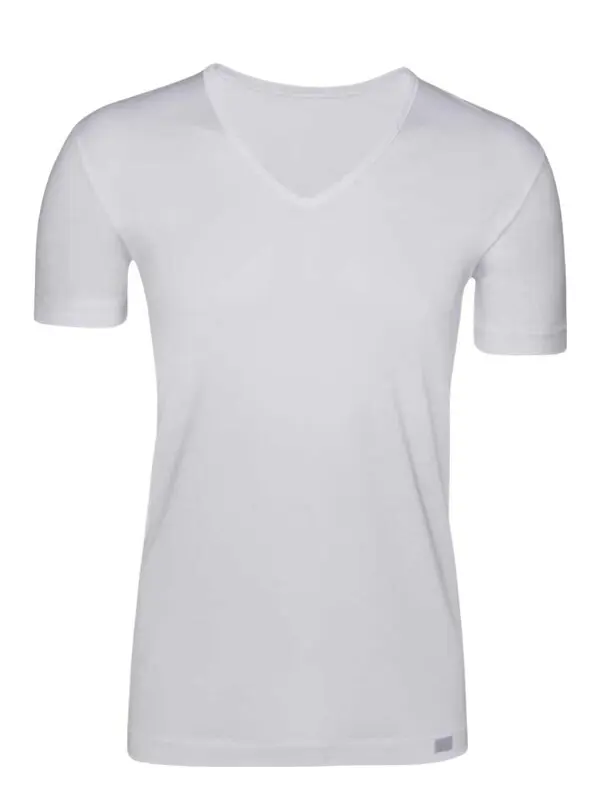 ZD ZERO DEFECTS Windsor Mercerized Cotton Undershirt – Lightweight & Soft Color - White