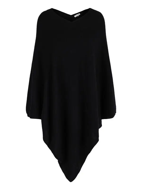 TIRILLM Anine Bing Big Cashmere Poncho - Black