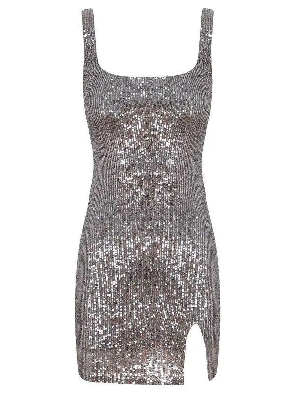 THE MOLC Ophelia Mini Dress - Grey