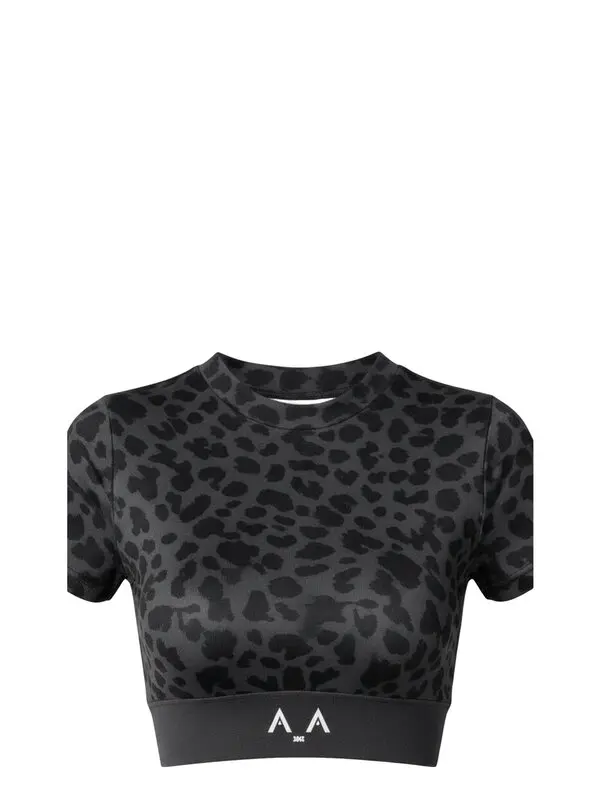 ALTRA VOLTA Knitted Crop Top - Grey