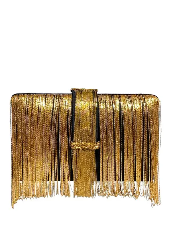 SIMITRI Braided Evening Clutch - Black