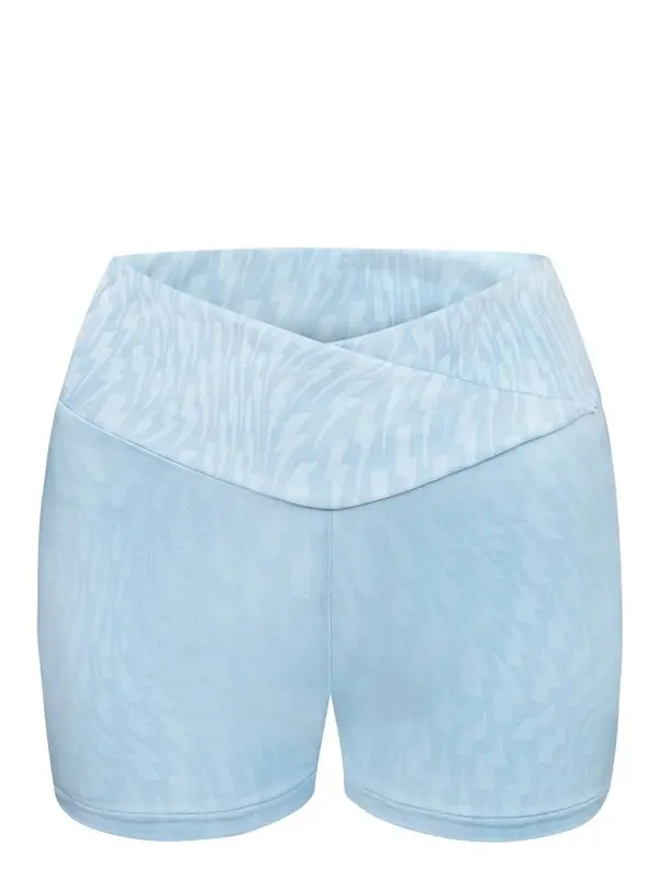 EKCENTRIK High-waisted Biker Shorts - Blue