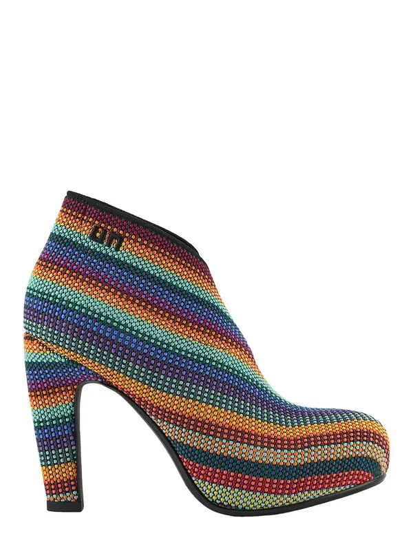 United Nude Fold Hi Ii Woven Heel - Brown