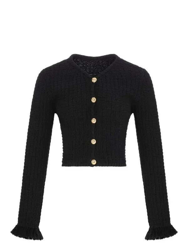 THISISU COLLECTION Samantha Cardigan - Black