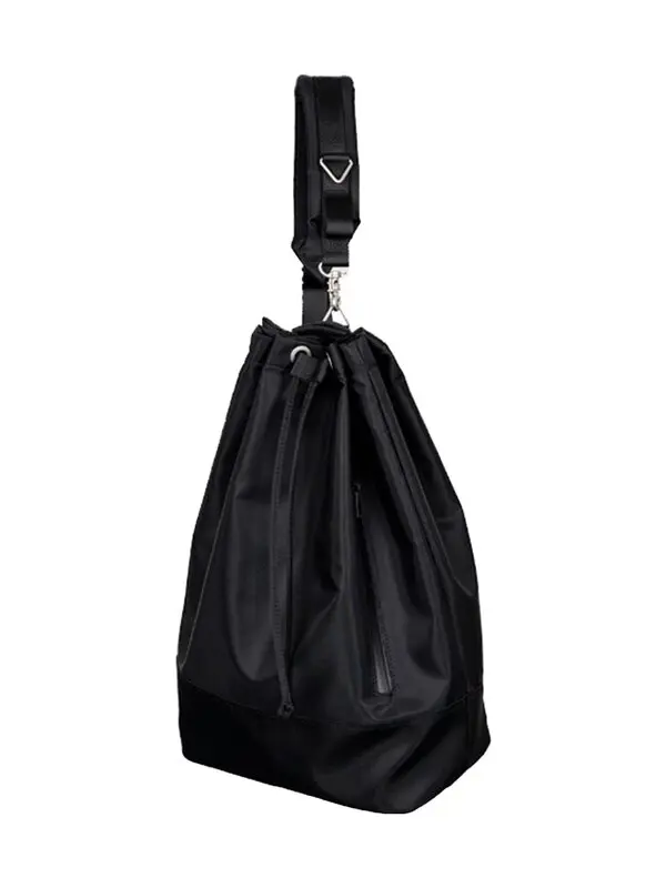 HAH ARCHIVE High-density Nylon Bag With Adjustable Shoulder Strap - Black
