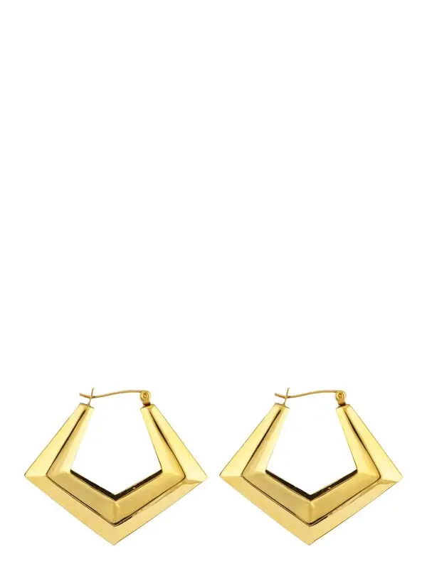 SUCRÉ COUTURE Mona Lisa Door Knocker Earrings - Gold