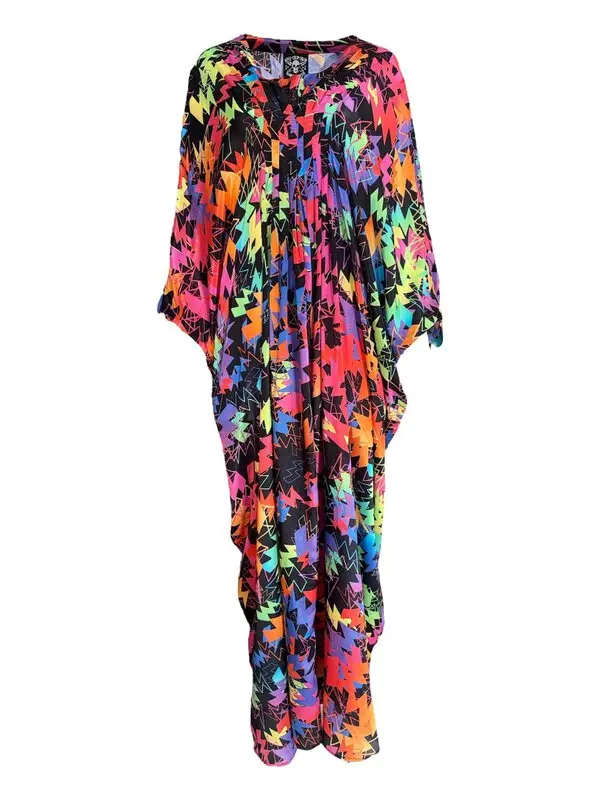 ANY OLD IRON Printed Kaftan - Green/black