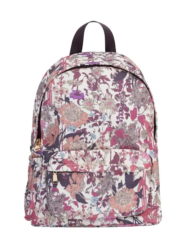 FABLE ENGLAND Deco Blooms Large Backpack - Purple
