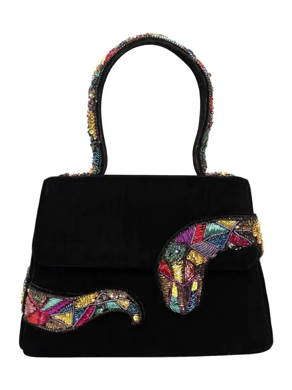 SIMITRI Kaa Trapezee Clutch - Black