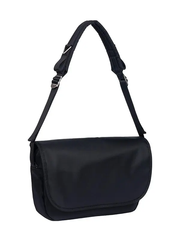 HAH ARCHIVE Round Flap Crossbody Bag - Black