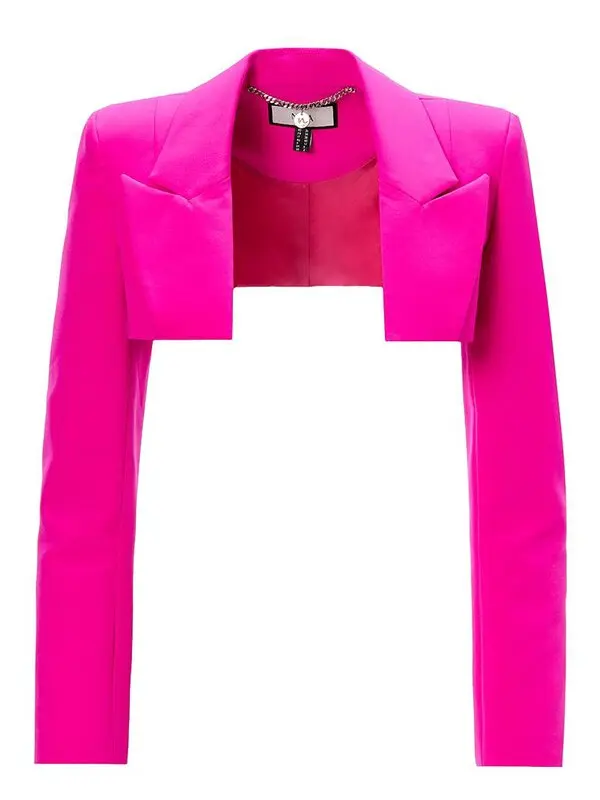 NISSA Cropped Blazer - Pink