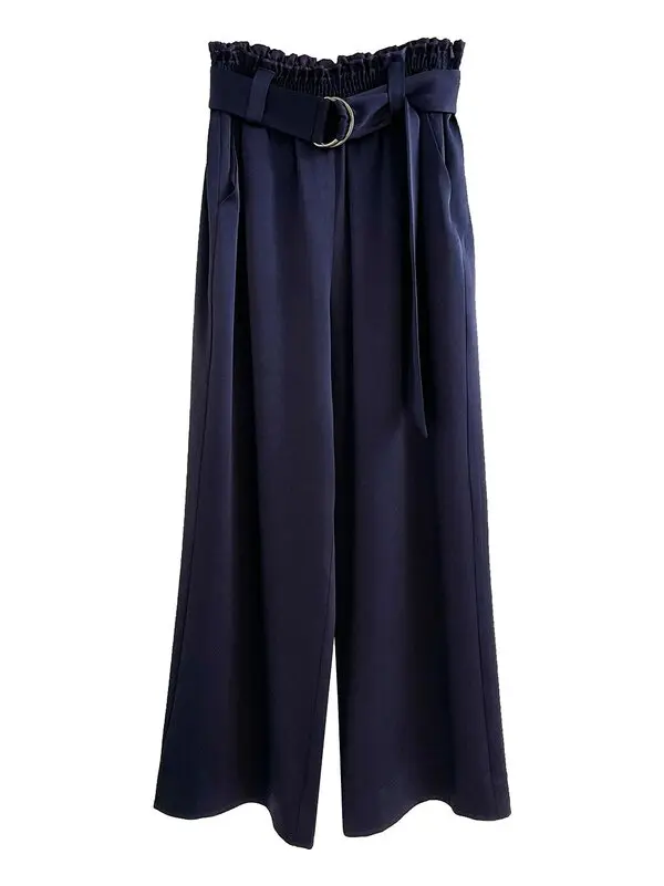 ARTO. High-waisted Tapered Pants - Blue