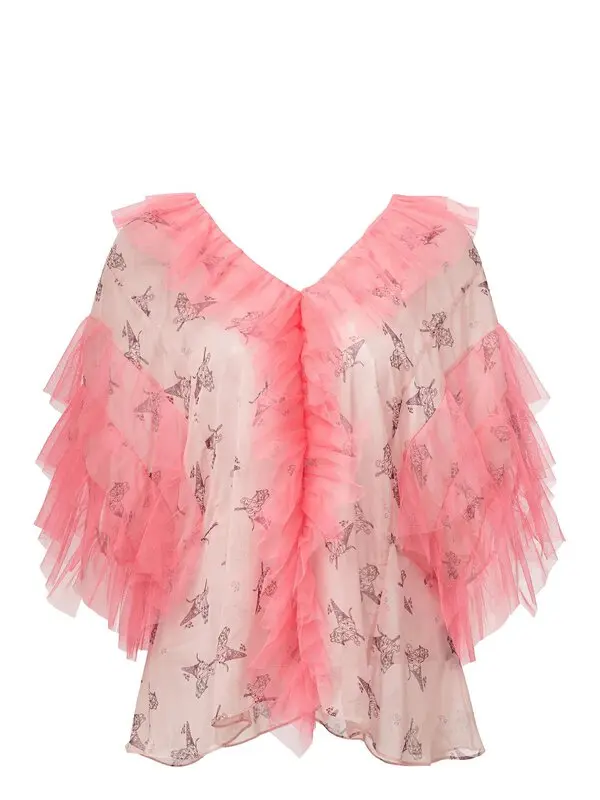 BY MOUMI Kitten Kay Blouse - Pink