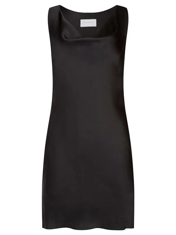 ROSES ARE RED Mini Dress Cowl Neck Viscose Blend - Black