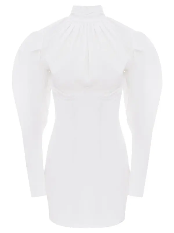 SEROTONINN Mini Corset Dress - White