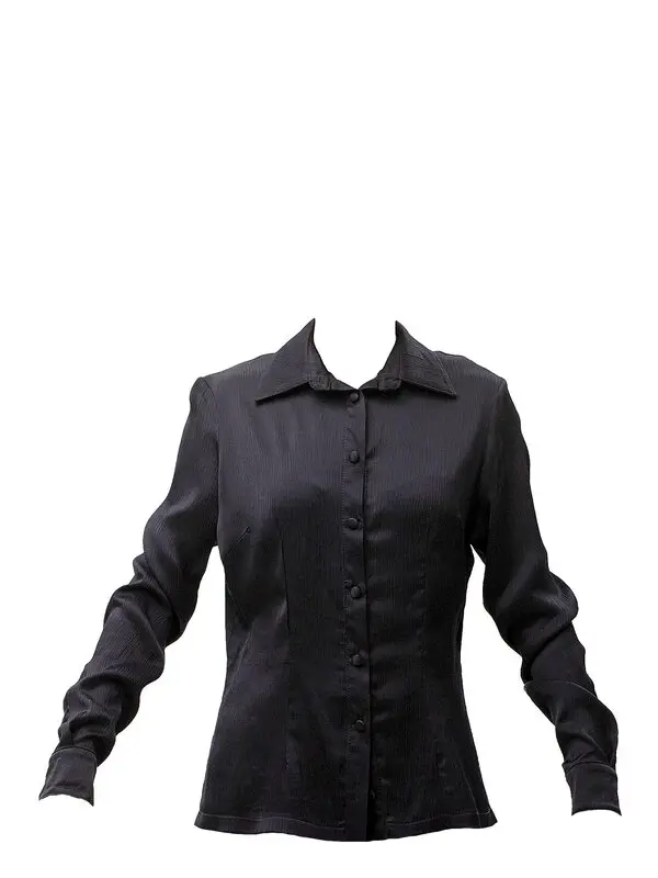MAISON BOGOMIL Slim Fit Viscose Shirt - Black