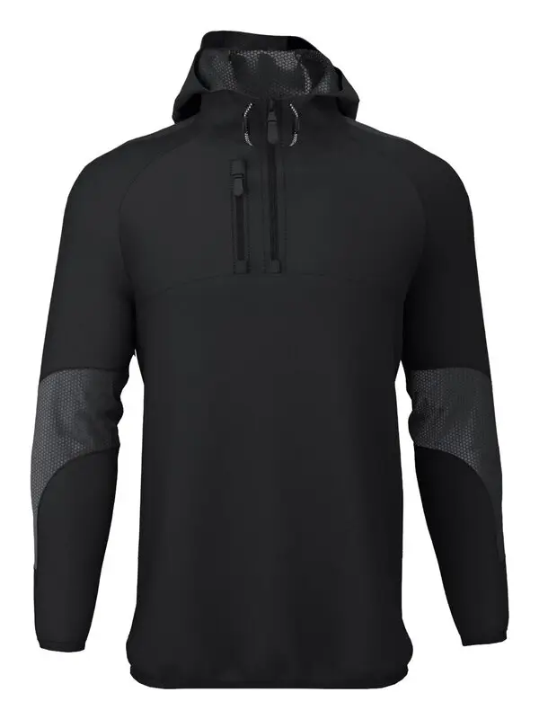 NUMBAT Weatherproof Hooded Pullover Jacket - Black