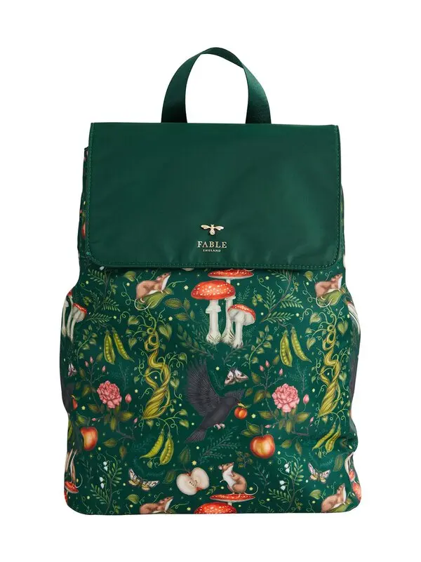 FABLE ENGLAND X Catherine Rowe Into The Woods Backpack - Green