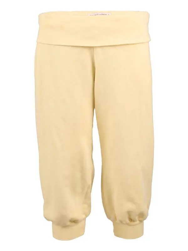 LOVE AND NOSTALGIA Weekender Capri Track Pant - Yellow