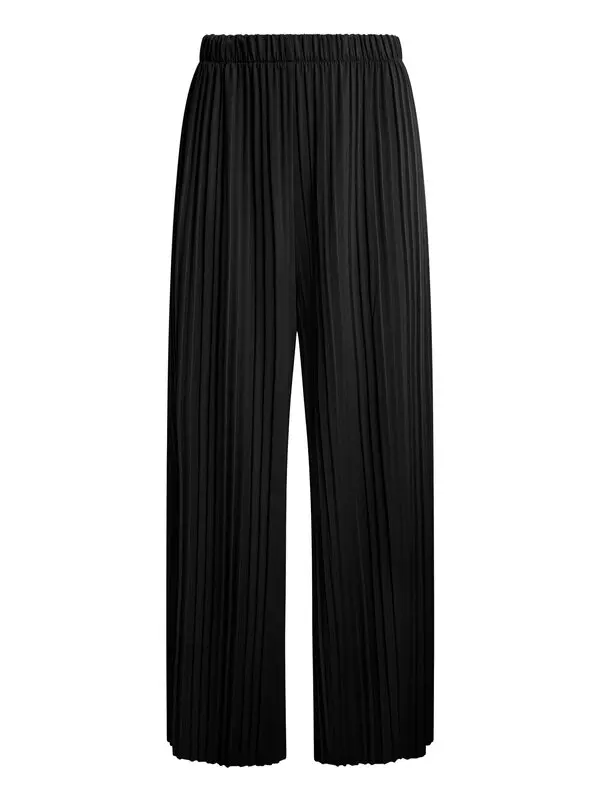JAMES LAKELAND Pleated Palazzo Trousers - Black