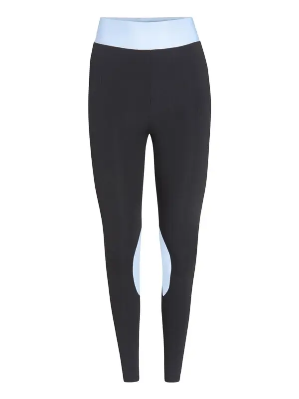 BENNU Leggings, Dusty Blue - Black
