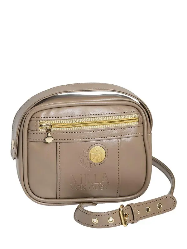 MILLA VON COSY Crossbody Bag - Brown/gold