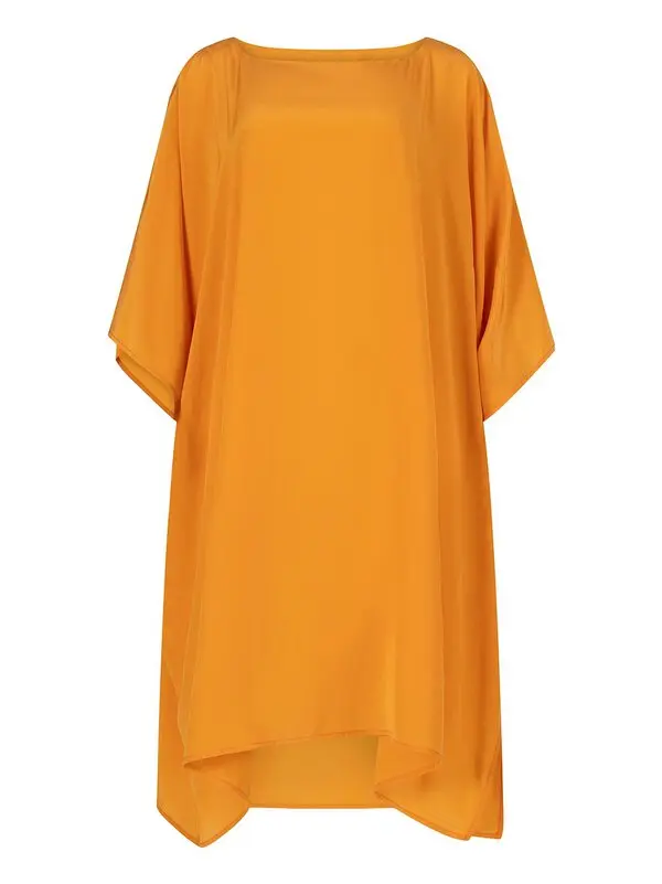 CLOTHES BY LOCKER ROOM Oversized Maxi Tunic - Orange