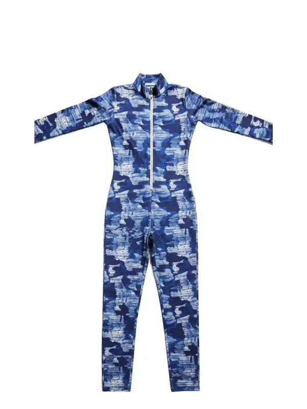 ALTRA VOLTA Funky Flow Zipper Jumpsuit - Blue