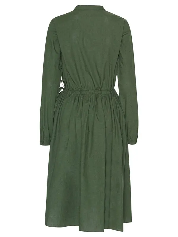 GROBUND Rigmor Organic Cotton Dress - Green