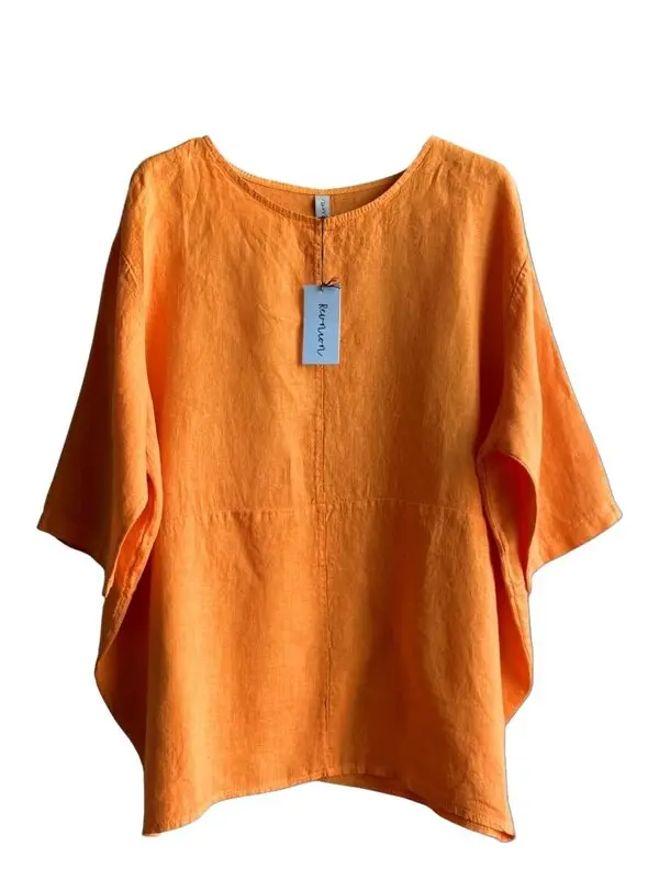 REUNION HOME Elba Blouse - Orange