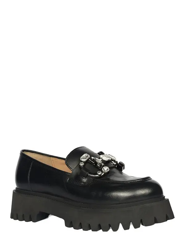 SAINT G Feri Heeled Mules - Black